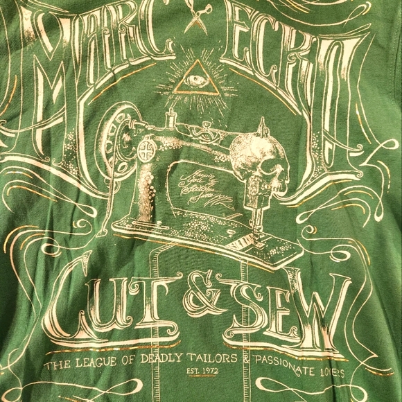 Marc Ecko | Shirts | Marc Ecko Green Graphic Mens Shirt | Poshmark